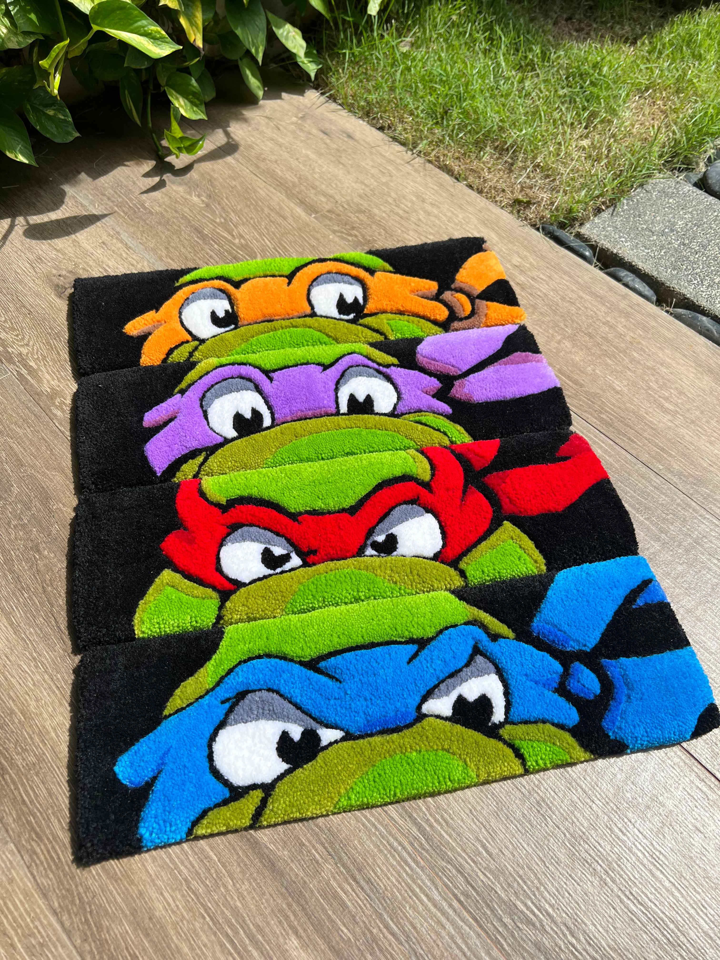 忍者龜Teenage Mutant Ninja Turtles Keyboard Rug [In Stock現貨] – GROOVY RUGGY
